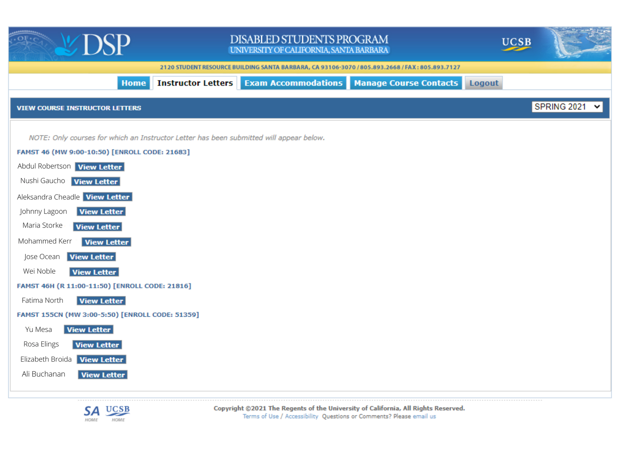 Using the DSP Portal | Disabled Students Program